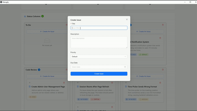Managify | Rebuilt with Go